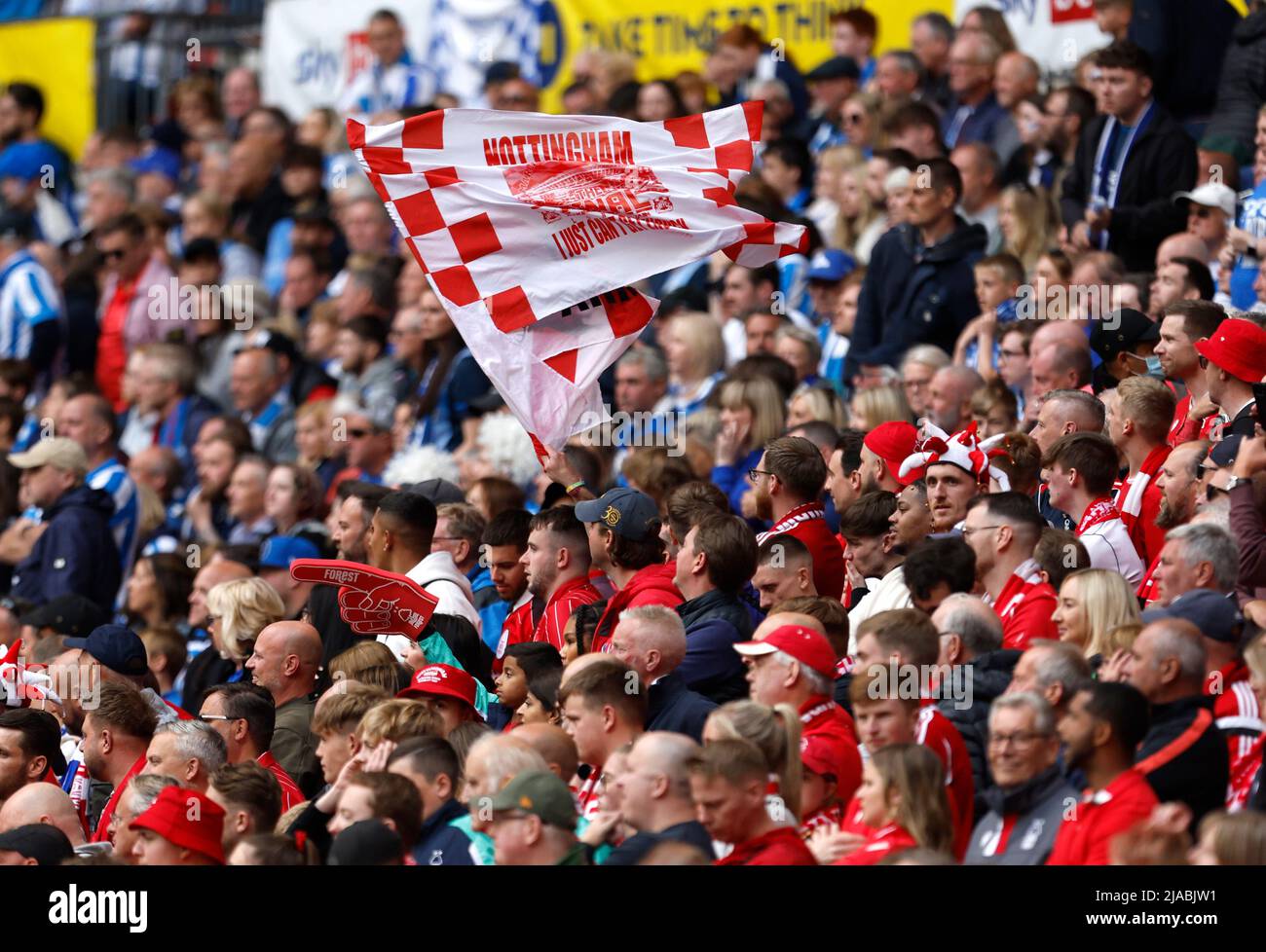 Nottingham forest fans in the stands hi-res stock photography and ...