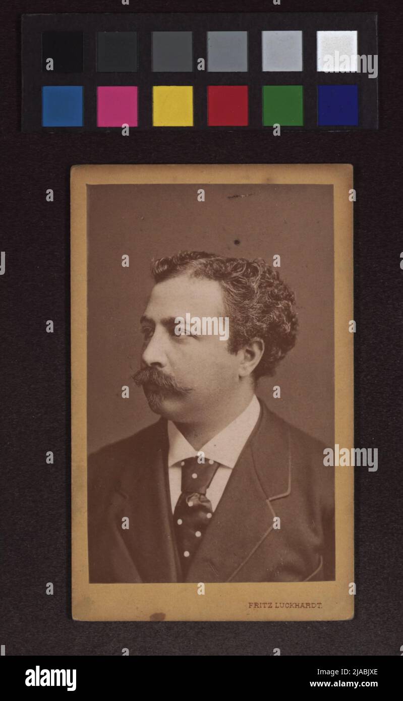 Leonhard Labatt (1838-1897), opera singer. Fritz Luckhardt (1843-1894 ...