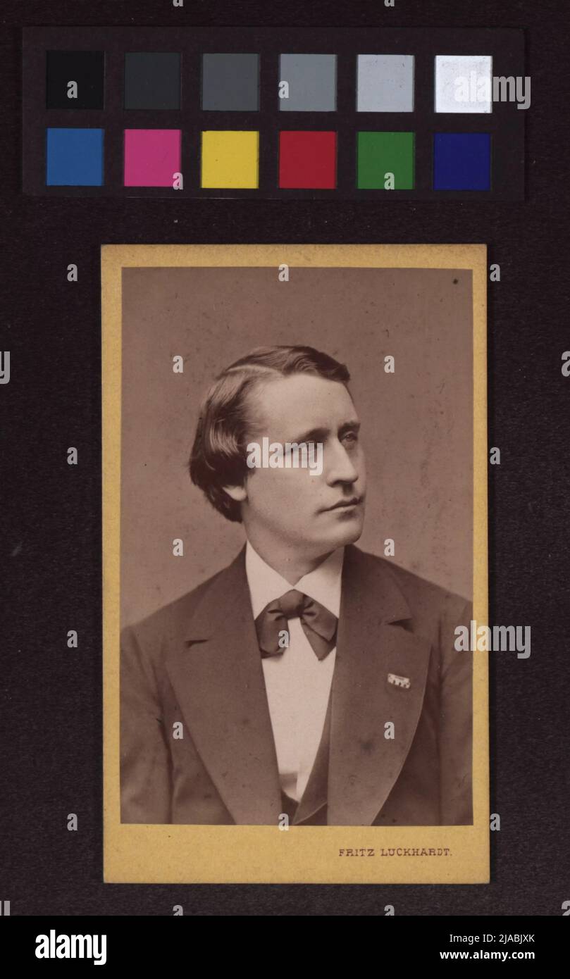 Johann Christoph Lauterbach (1832-1918), concert master, violin ...