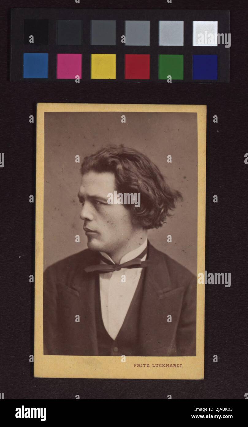 Anton Rubinstein (1829-1894), pianist, composer, conductor. Fritz ...