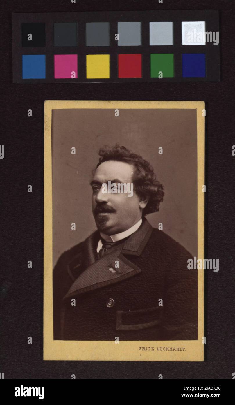 Heinrich Sontheim (1820-1912), opera singer. Fritz Luckhardt (1843-1894 ...