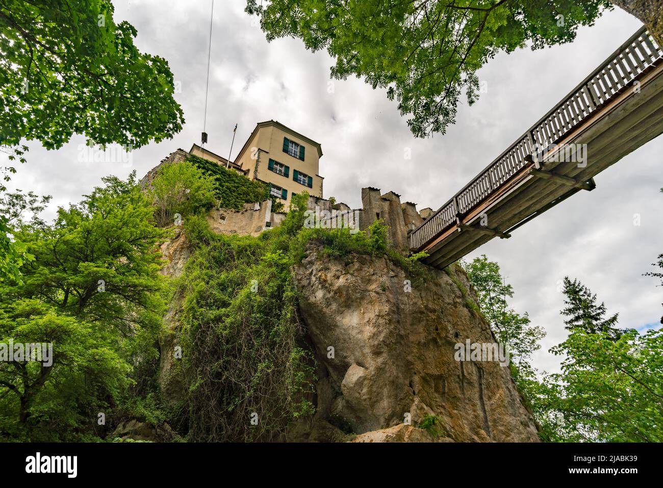 Popular circular hiking trail between Fridingen and Beuron in the Upper ...