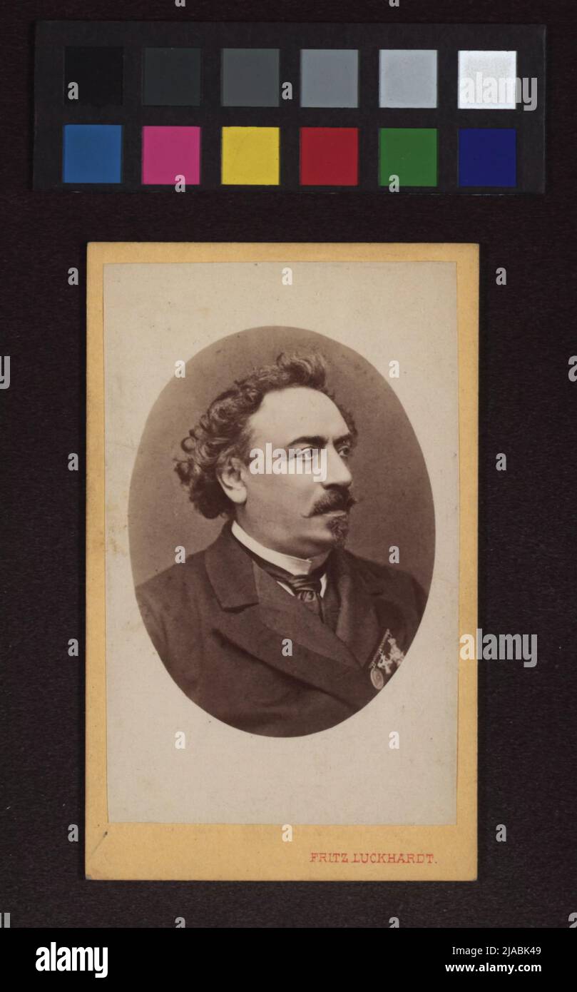 Heinrich Sontheim (1820-1912), opera singer. Fritz Luckhardt (1843-1894 ...