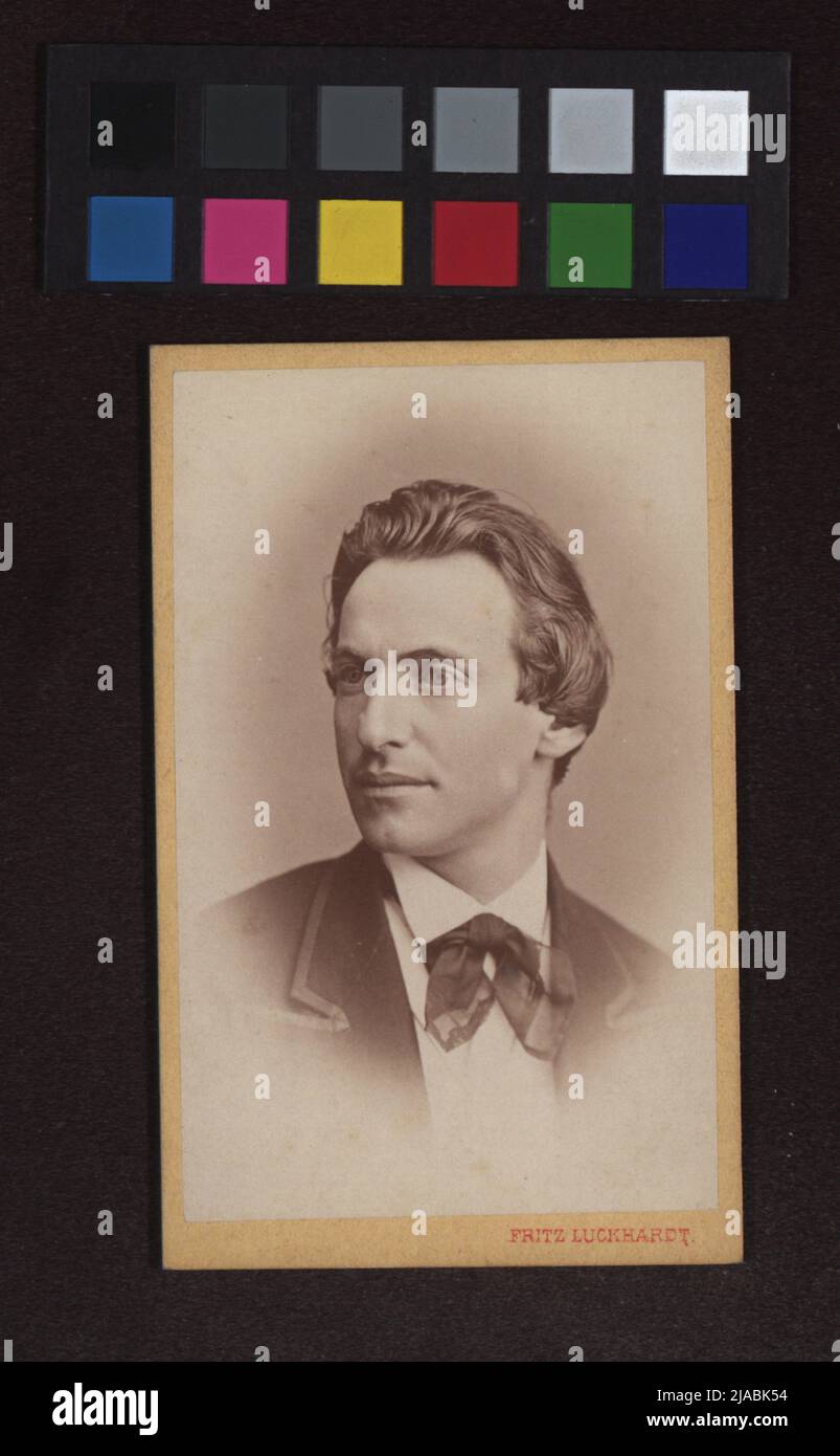 Emil Thomas. Fritz Luckhardt (1843—1894), Photographer Stock Photo - Alamy