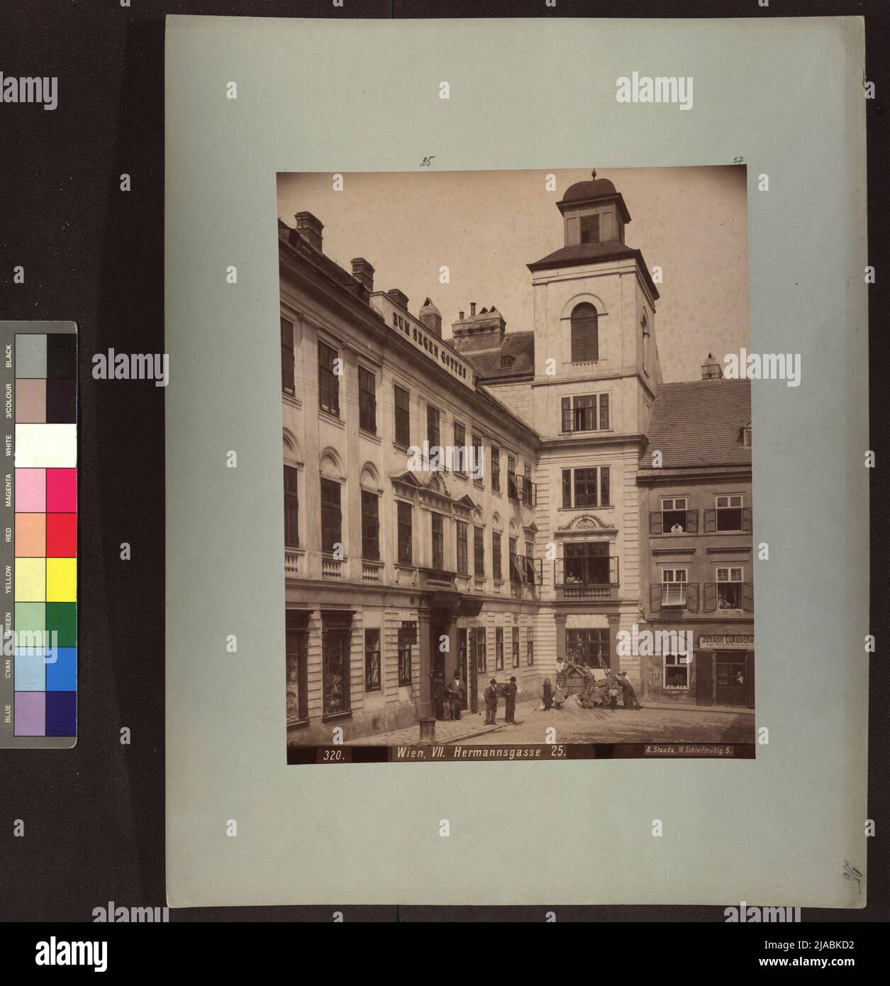 7., Hermanngasse 25 - "To the blessing of God". August Stauda (1861 ...