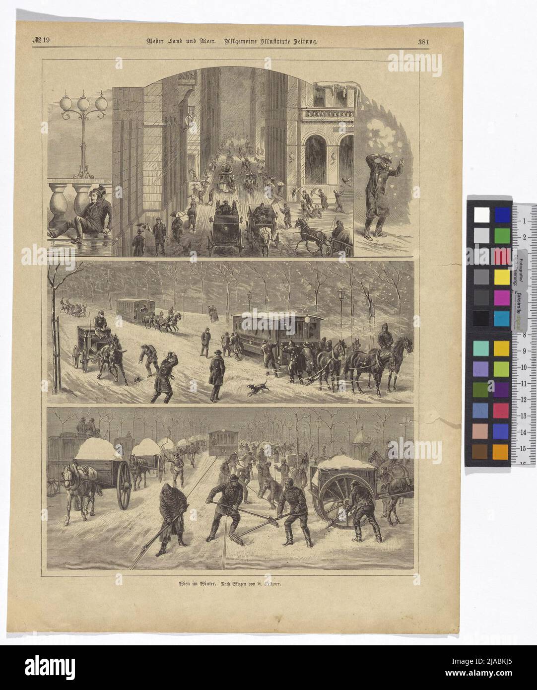 Vienna in winter. After sketches by A. Krüzner "." Vienna in Winter ...