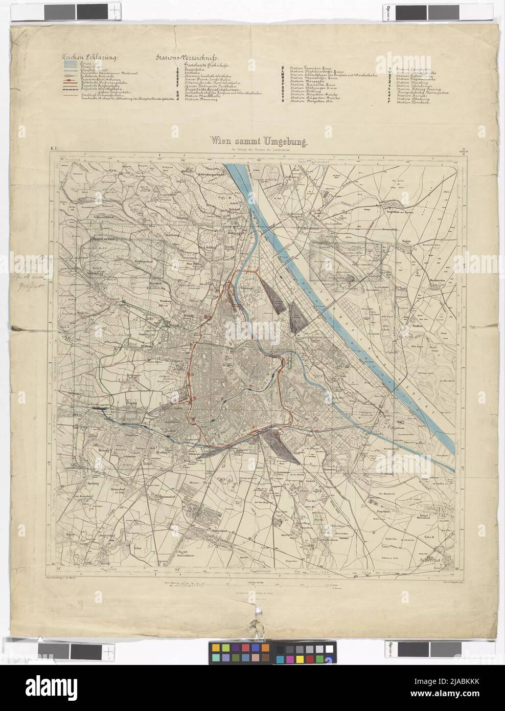 Project to relocate the Vienna River and to build a Wiener Stadtbahn ...