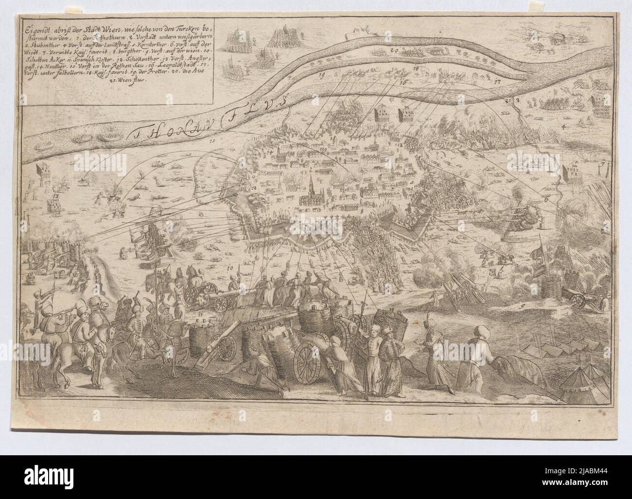 "Incidentally, the city of Vienna, as those were stormed by the Turken ...