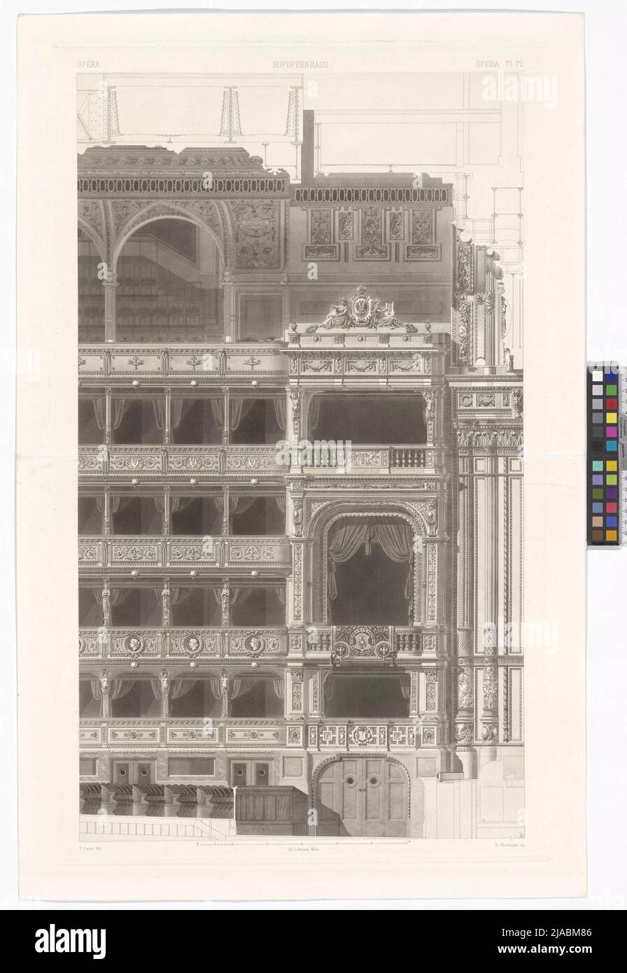 1st, Opernring 2, State Opera (Hofoper), spectator, lodge (Tafel 71-72 ...