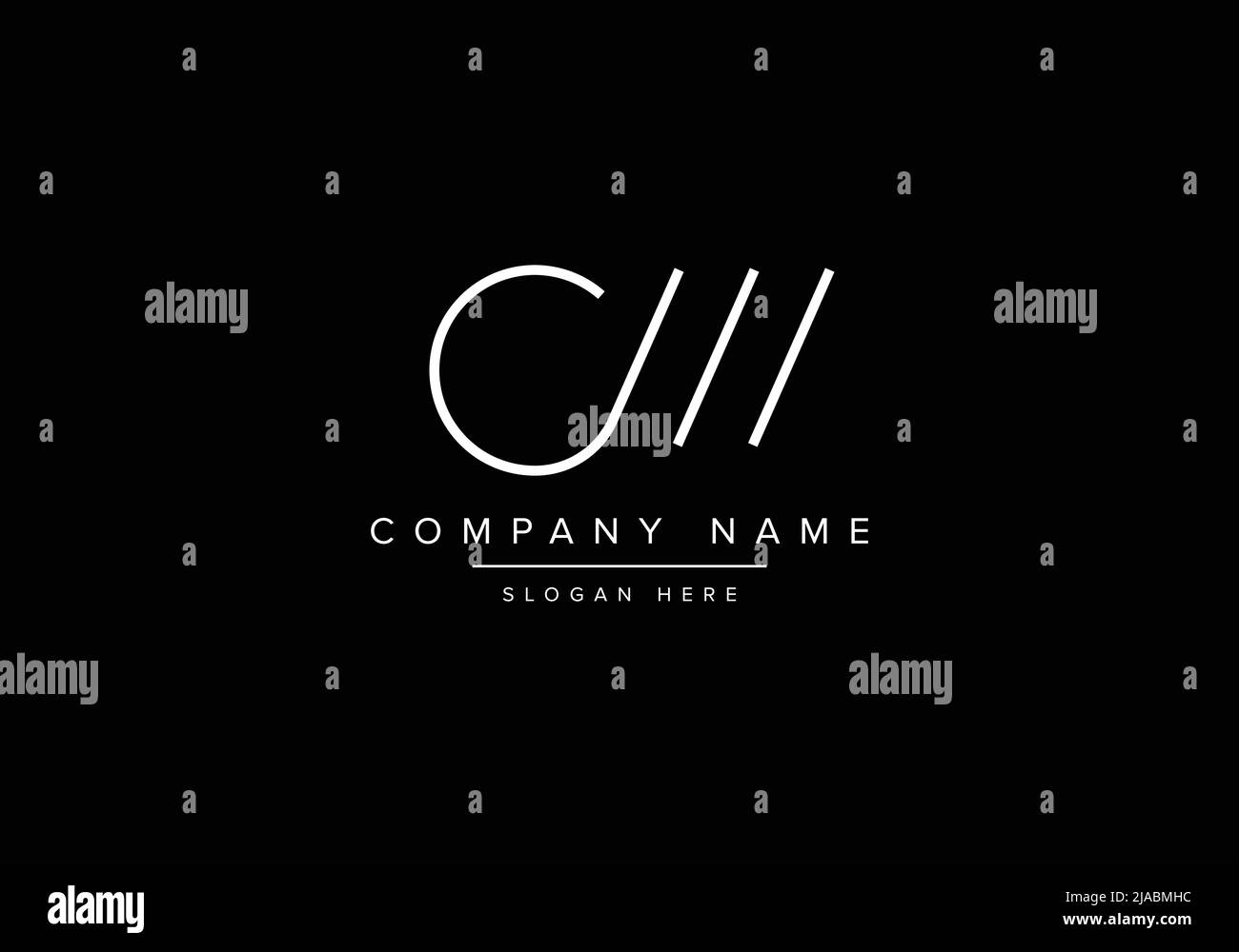 Alphabet letter monogram icon logo CW Stock Vector Image & Art - Alamy