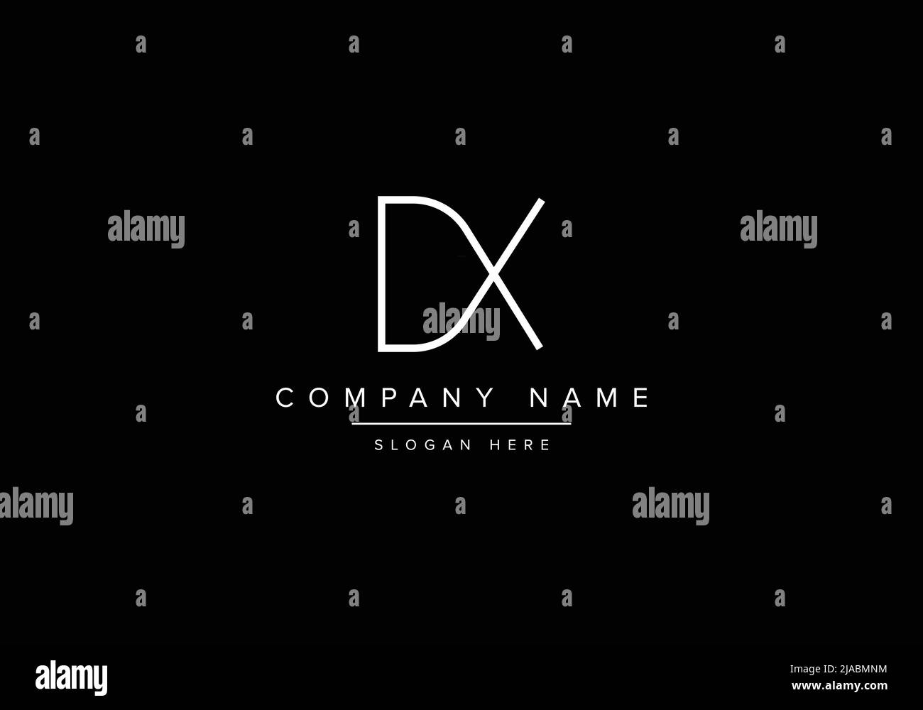 Alphabet letter monogram icon logo DX Stock Vector Image & Art - Alamy