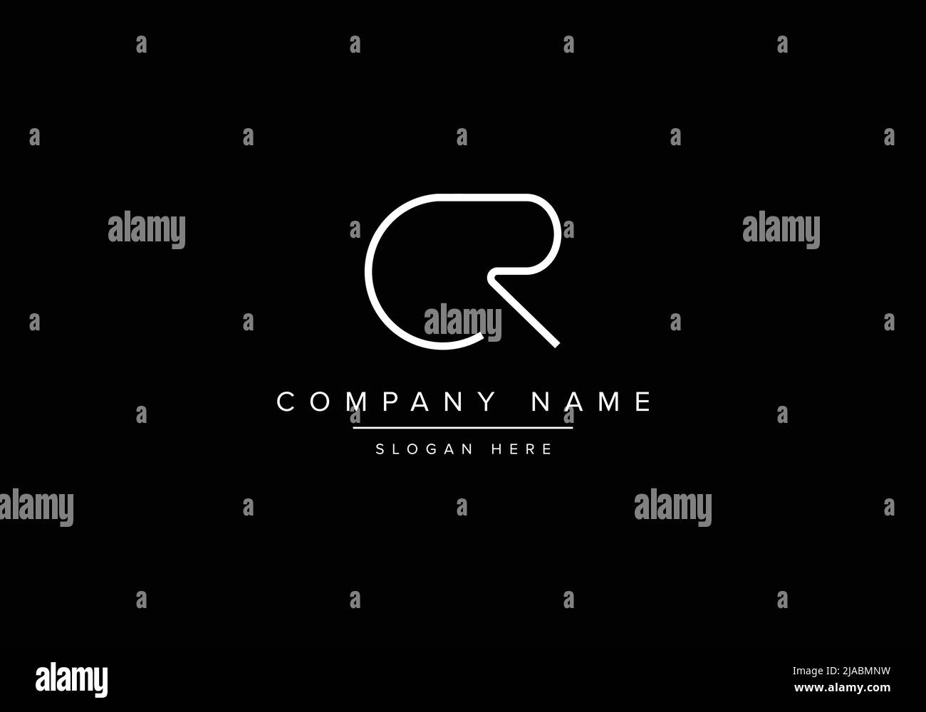 Logo cr vector vectors hi-res stock photography and images - Alamy