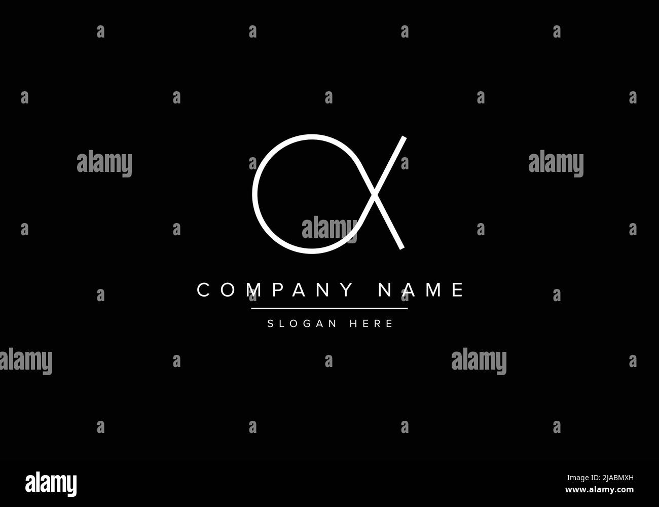 Alphabet letter monogram icon logo OX Stock Vector Image & Art - Alamy