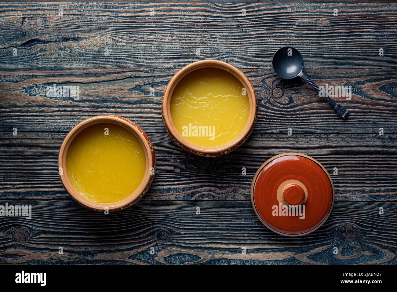 Pure OR Desi Ghee also known as clarified liquid butter. Pure OR Desi ...