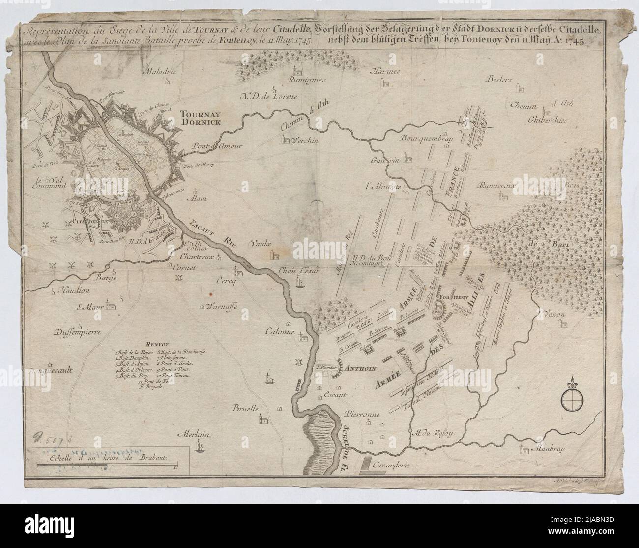 "Presentation of the siege of the city of Dornick u. The same Citadelle ...