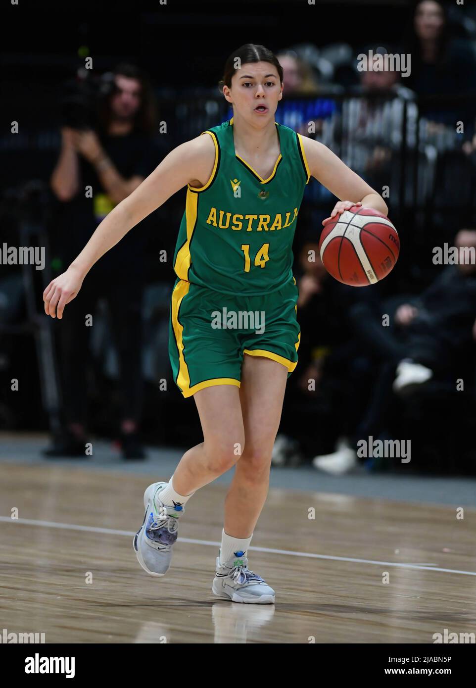 Jade Melbourne of Australia Women's Basketball Team seen in action ...