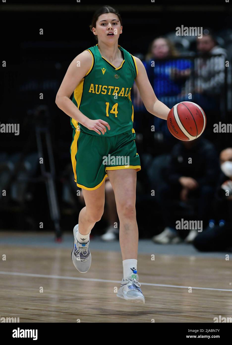 Jade Melbourne of Australia Women's Basketball Team seen in action ...