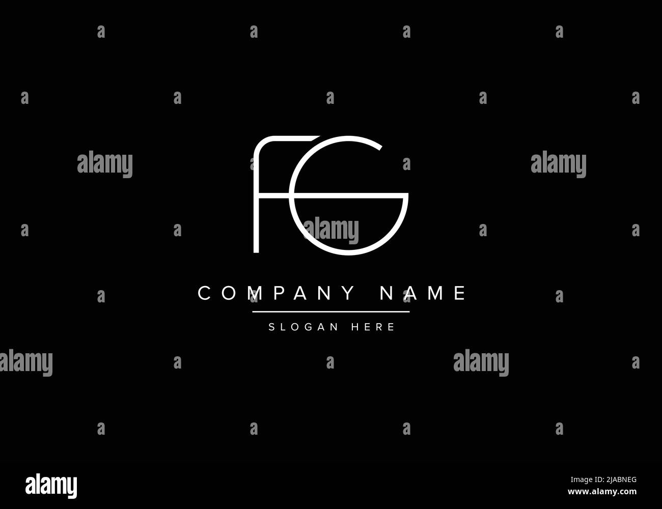 Alphabet letter monogram icon logo FG Stock Vector Image & Art - Alamy