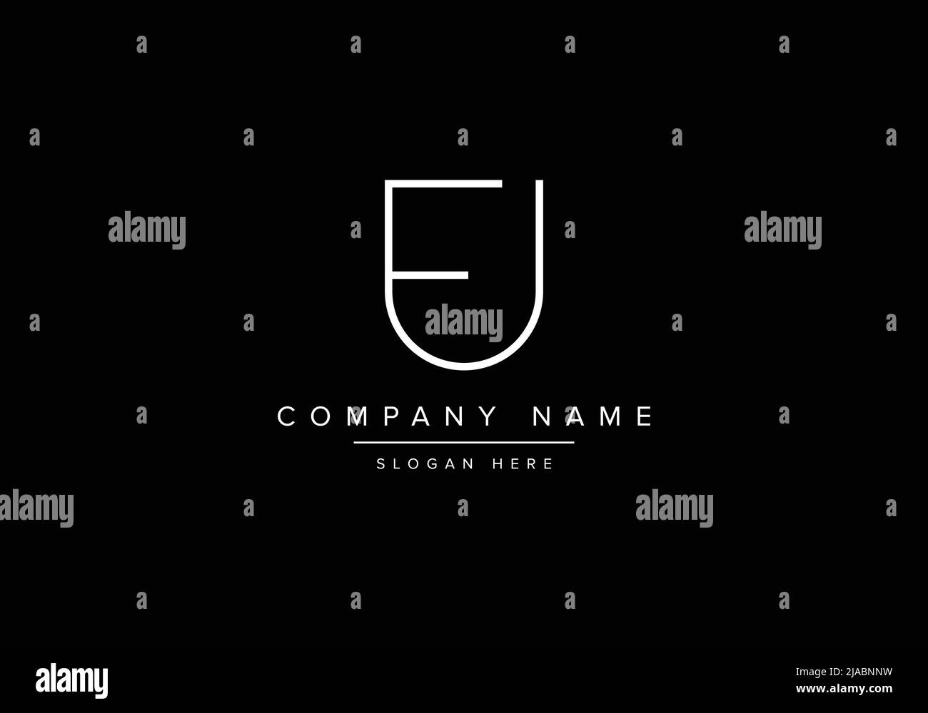 Alphabet letter monogram icon logo FU Stock Vector Image & Art - Alamy