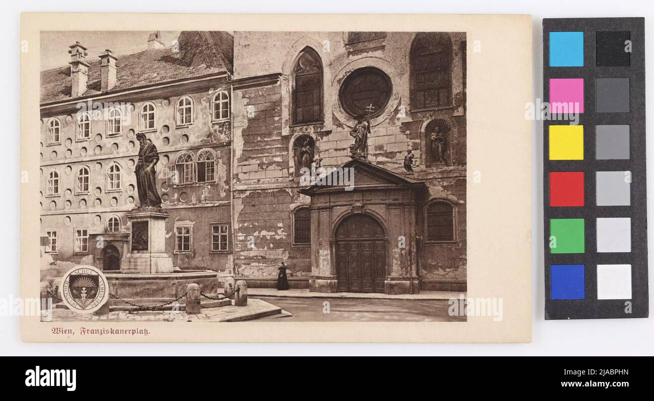 Vienna, Franziskanerplatz .. German school club, producer Stock Photo ...