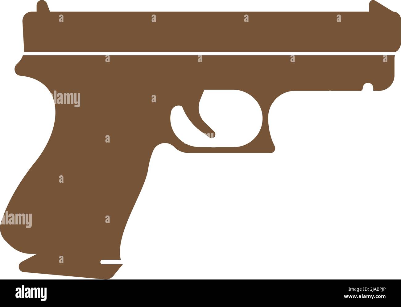 Firearms icon logo design illustration template vector Stock Vector ...