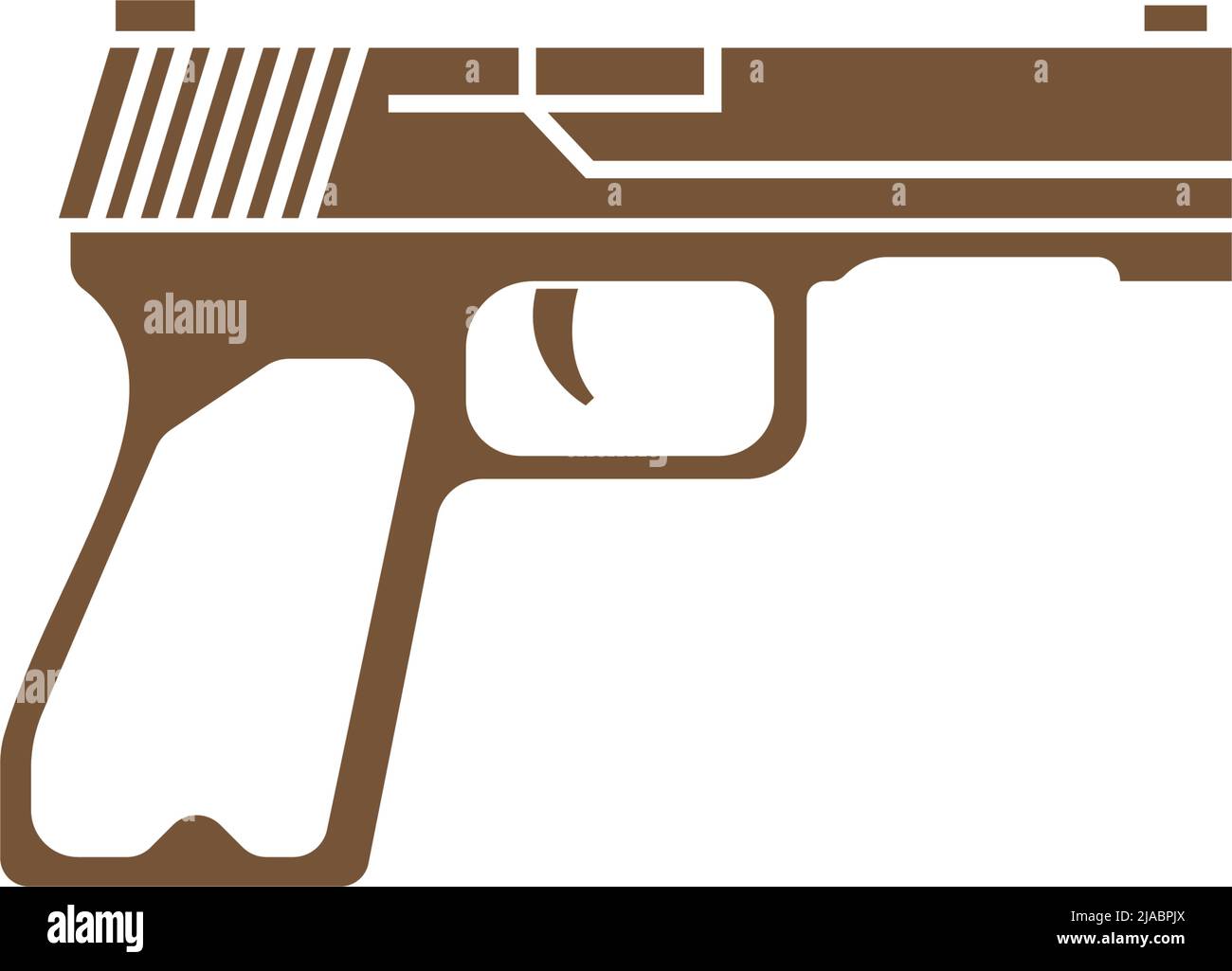 Firearms icon logo design illustration template vector Stock Vector ...
