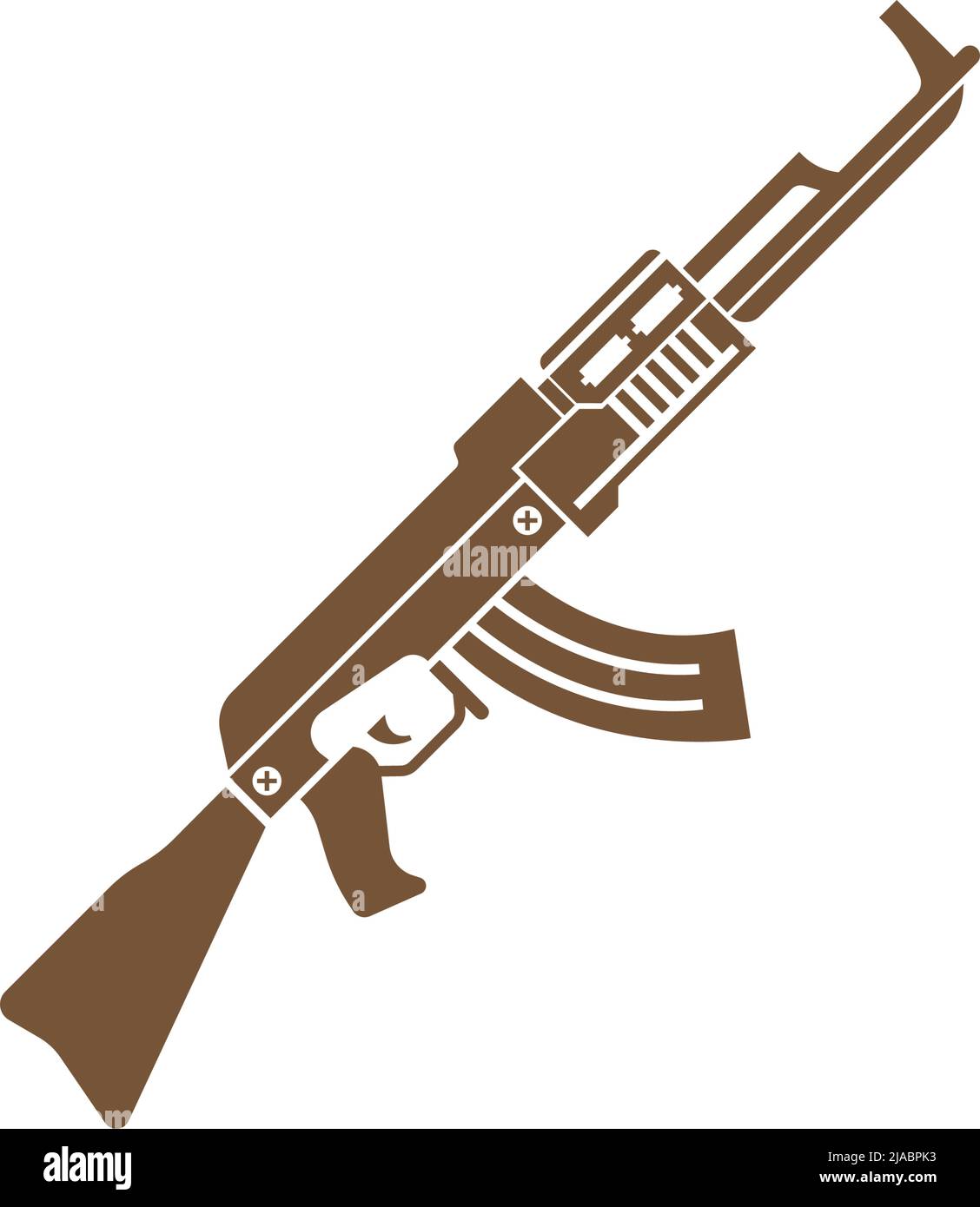 Firearms icon logo design illustration template vector Stock Vector ...