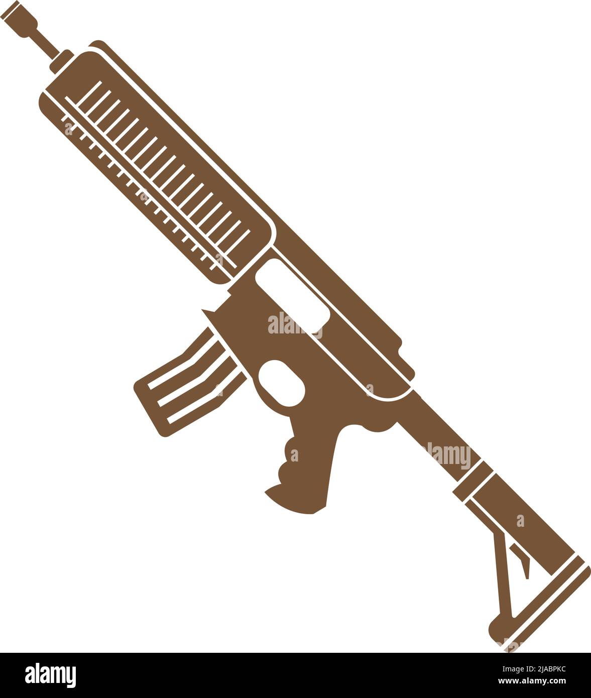 Firearms icon logo design illustration template vector Stock Vector ...