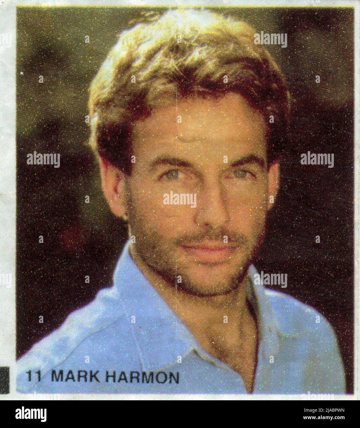 Turkish chewing gum insert. Mark Harmon. 1980s Stock Photo - Alamy
