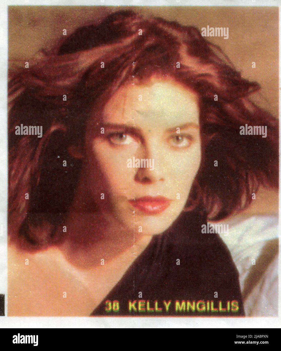 Turkish chewing gum insert. Kelly Mngillis. 1980s Stock Photo - Alamy