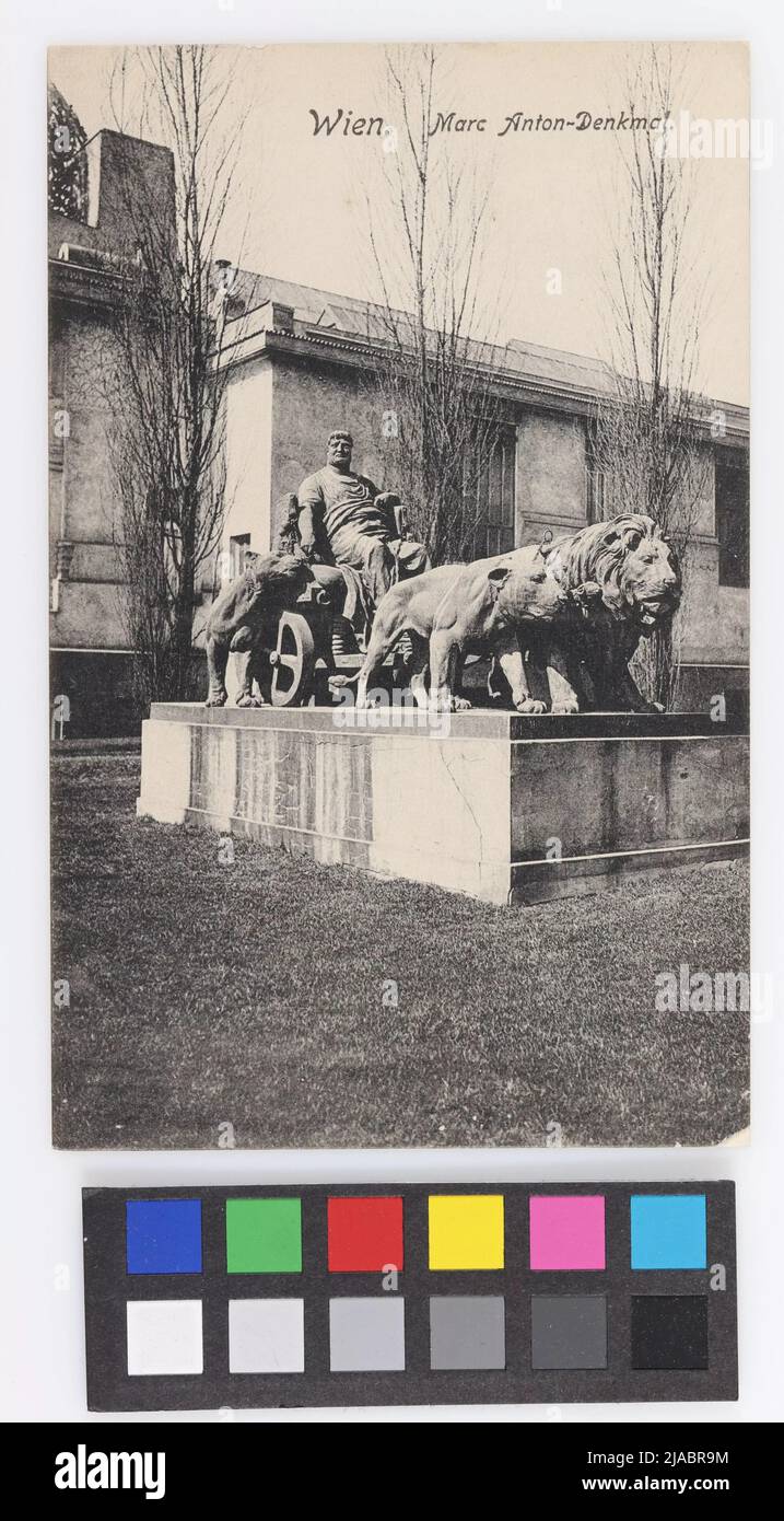 Vienna. Marc Anton monument .. brothers Kohn KG (B. K. W. I.), producer ...