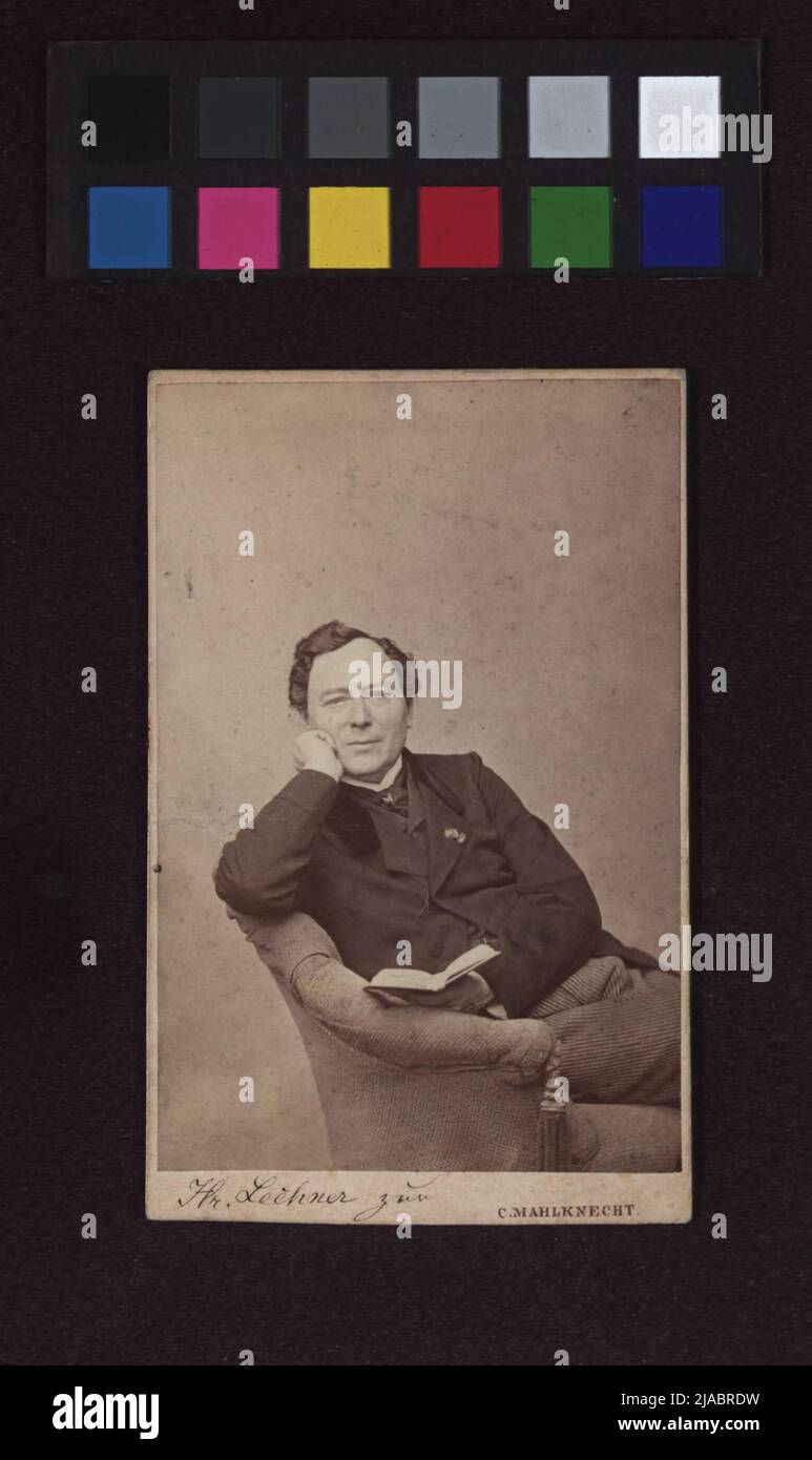Carl Albrecht Fichtner (1805-1873), actor. Carl (Karl) Mahlknecht (1810 ...