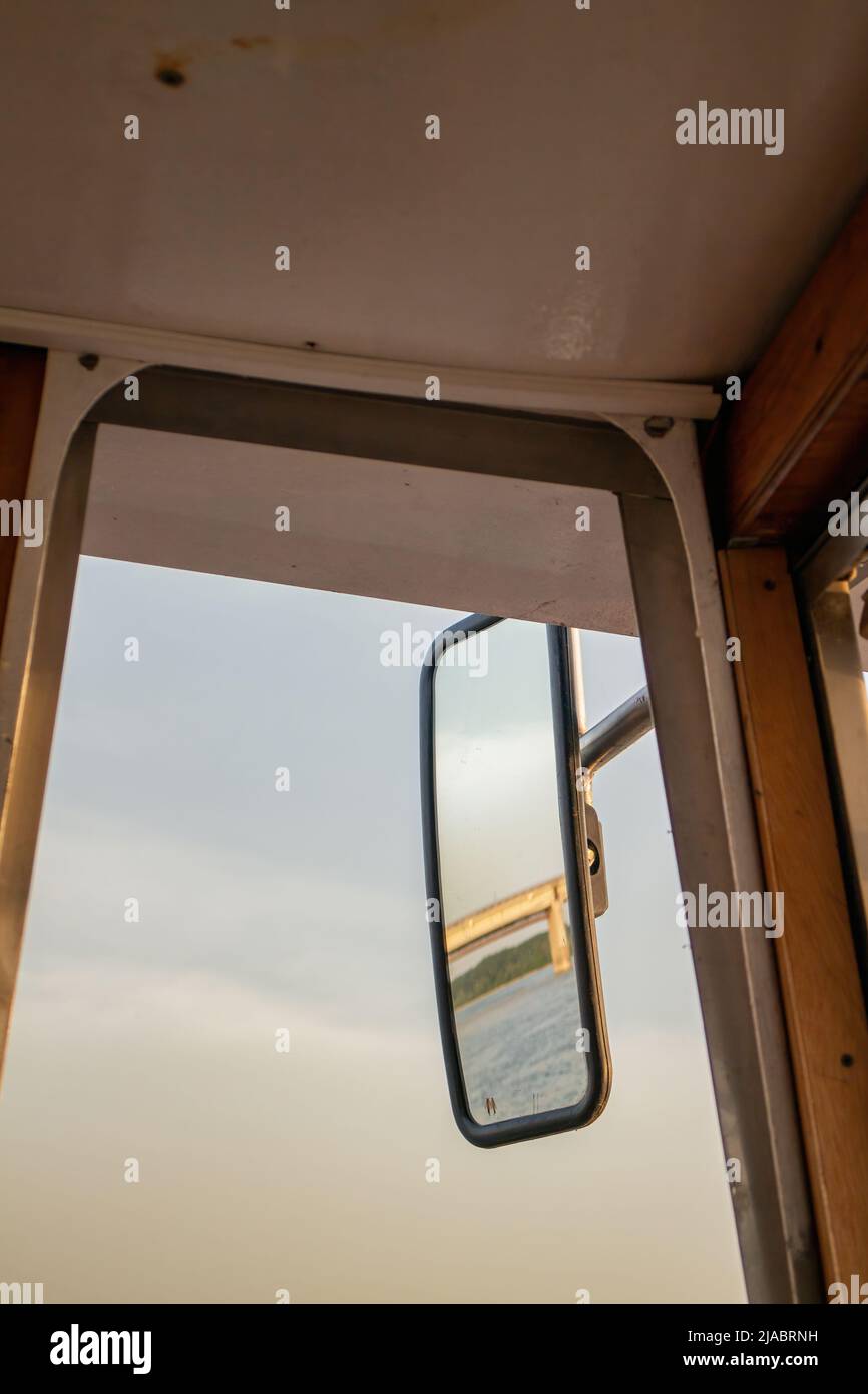 The rear-view mirror is a device designed to increase driving safety ...