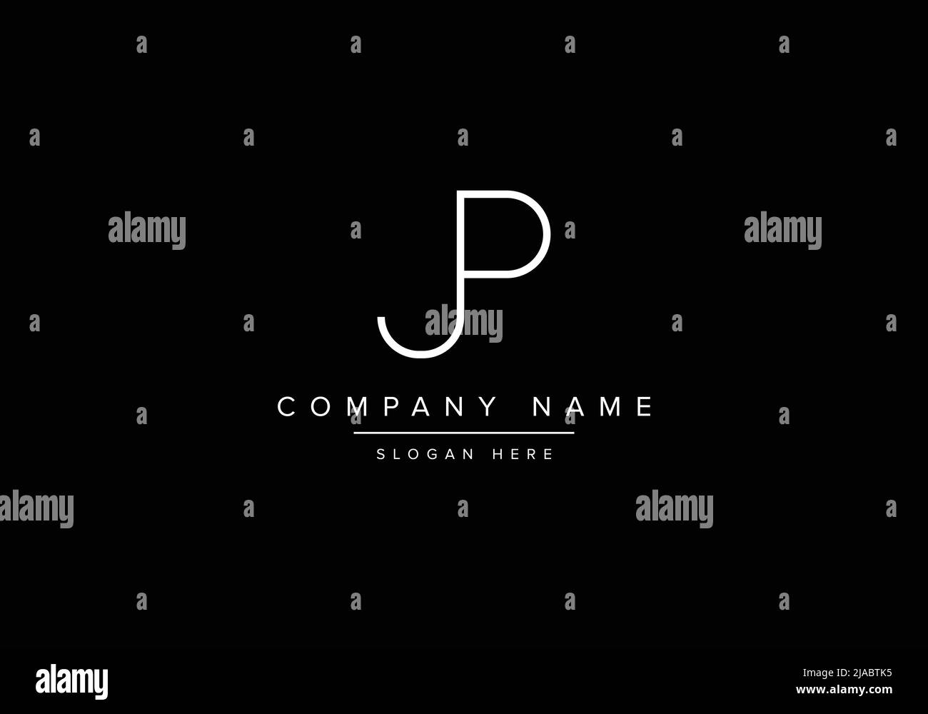 Jp monogram hi-res stock photography and images - Alamy