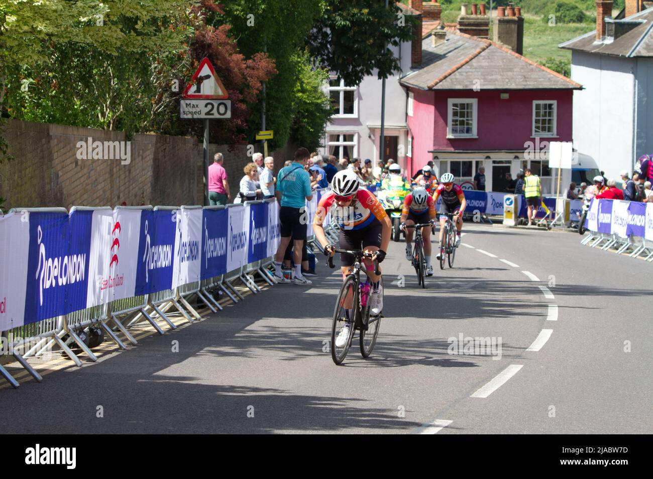 Stage one of the RideLondon Classique 2022 women's cycle race at Maldon ...