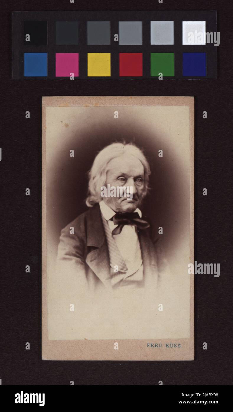 Jakob Alt, painter. Ferdinand Küss (1800-1886), photographer Stock ...