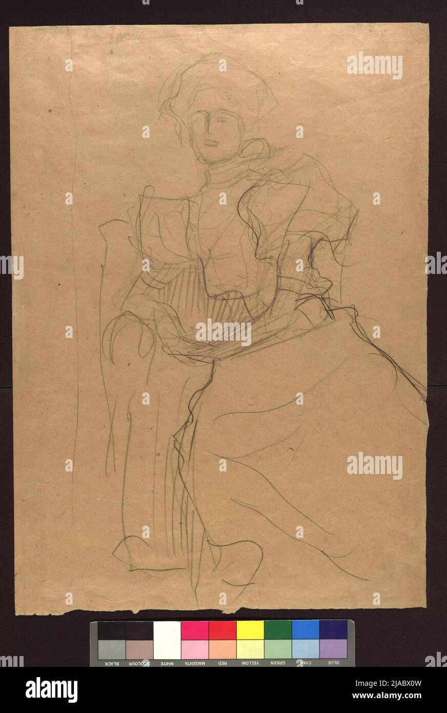 Study on the portrait Sonja Knips. Gustav Klimt (1862-1918), artist ...