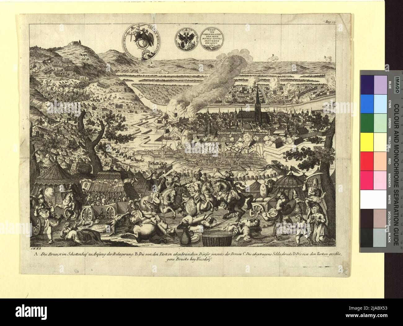 The siege of Vienna and the disposal battle on September 12, 1683 (with ...
