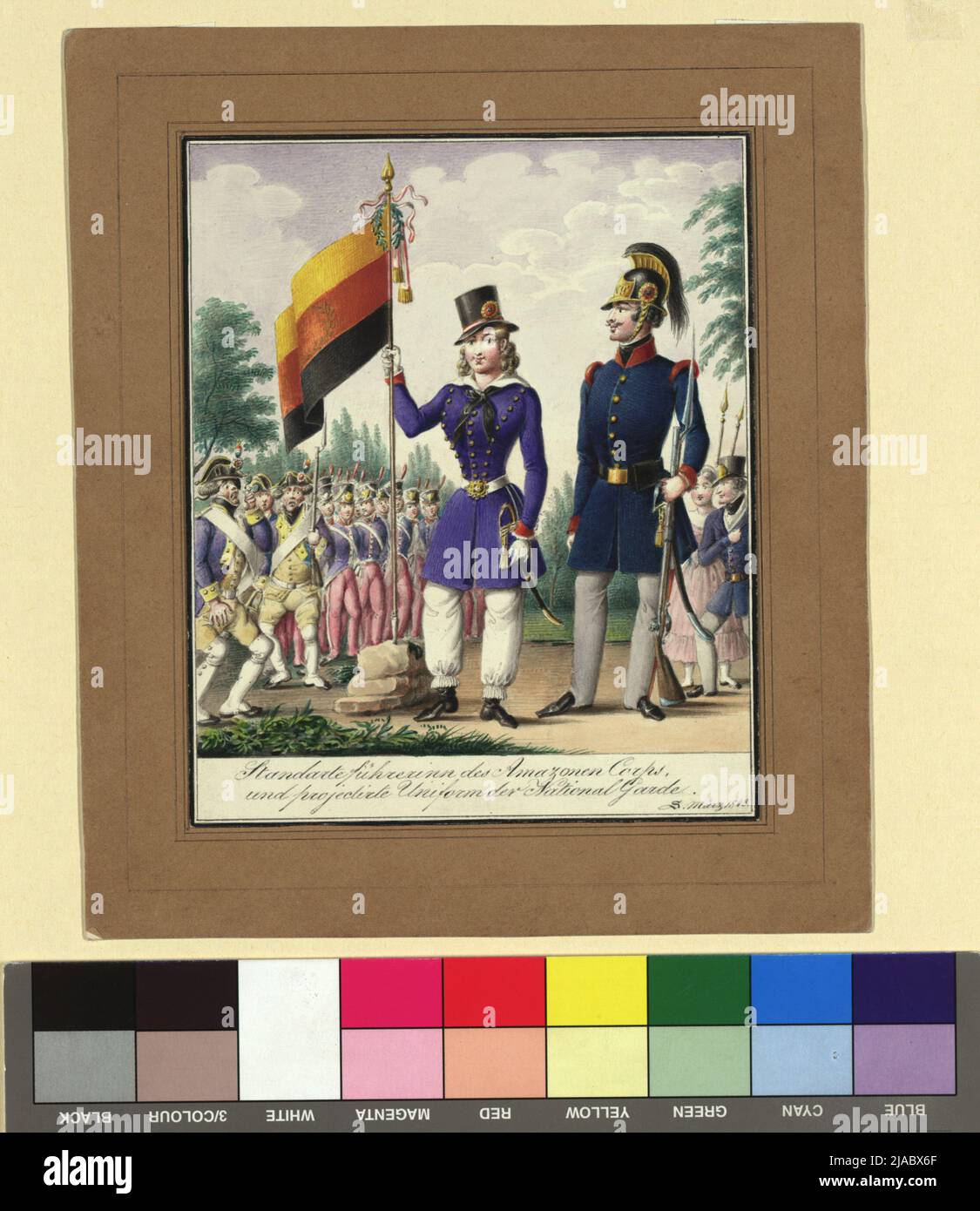 Standard guide of the Amazon Corps and projected uniform of the ...