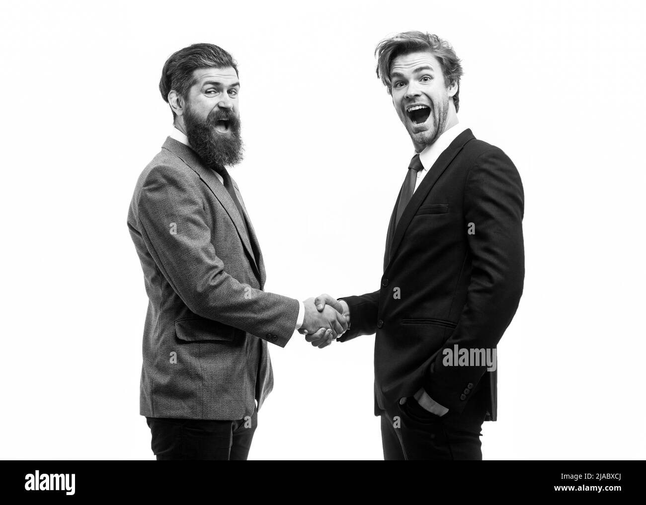 Business meeting shaking hands. Businessman in suit. Positive human ...