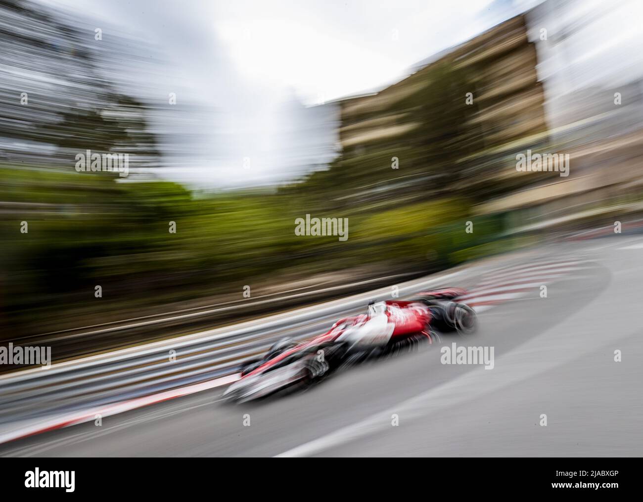 Monaco. 29th May, 2022. MONTE-CARLO - Valtteri Bottas (77) driving the ...