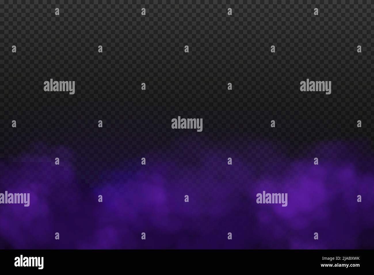 Purple poisonous gas, dust and smoke effect.Realistic scary mystical ...