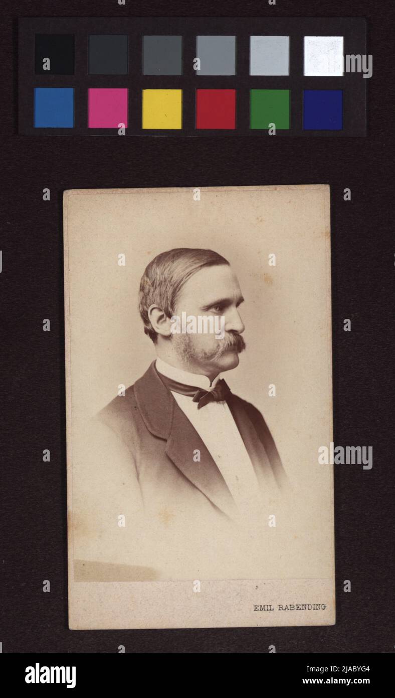 Alfred Arneth, Historiker. Emil Rabending (1823—1886), Photographer ...