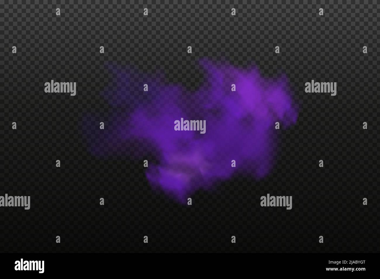 Purple poisonous gas, dust and smoke effect.Realistic scary mystical ...