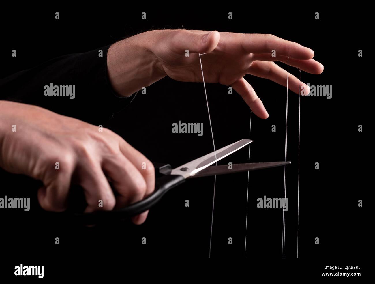 Man with scissors hi-res stock photography and images - Alamy