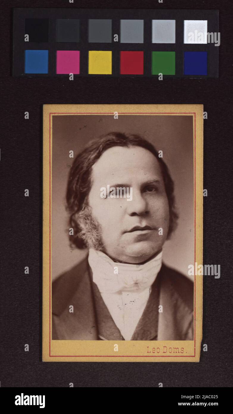 Adolf Jellinek (1820/21-1893), Rabbi, Jewish scholar. Leo Doms, Photo ...