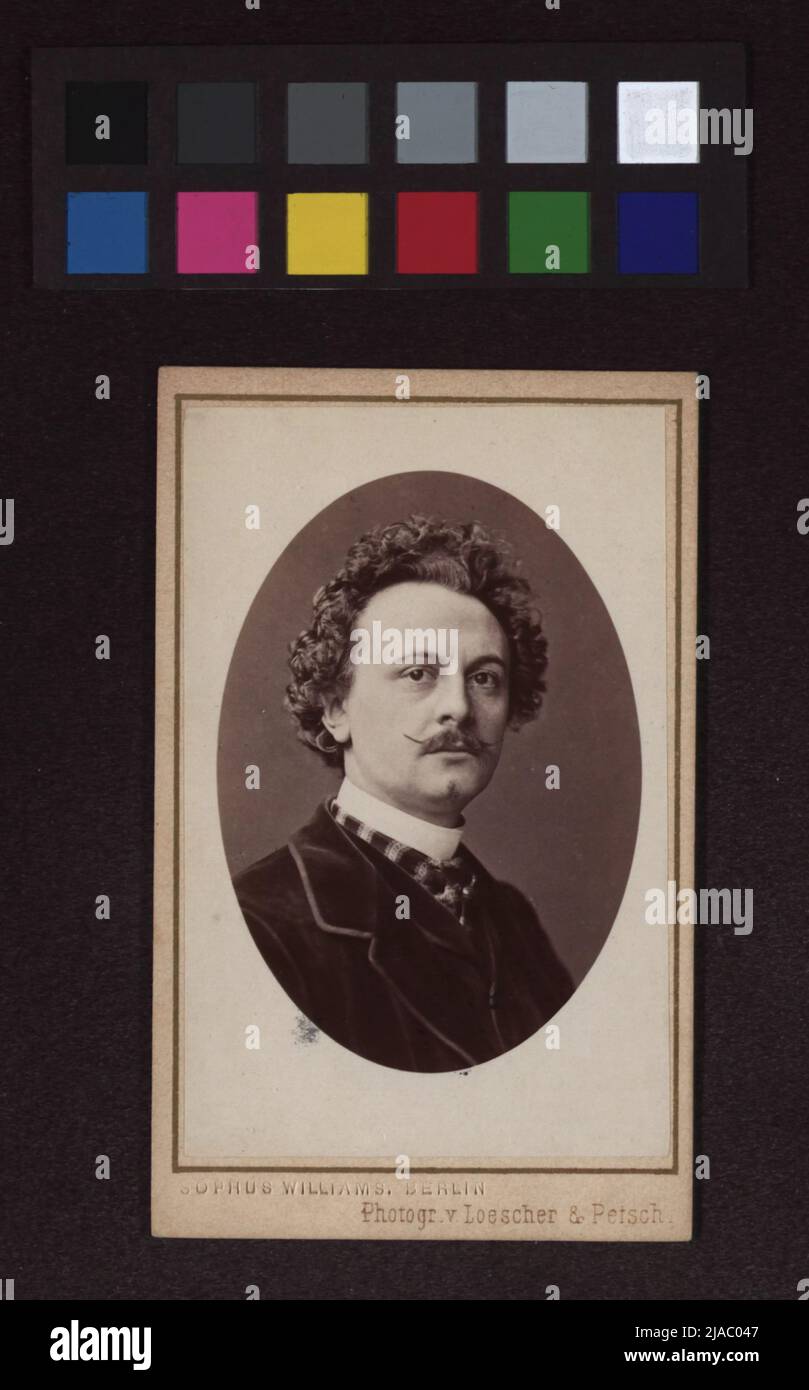 Emil Herman Carlova. LoScher & Petsk, Photo Studio Stock Photo - Alamy