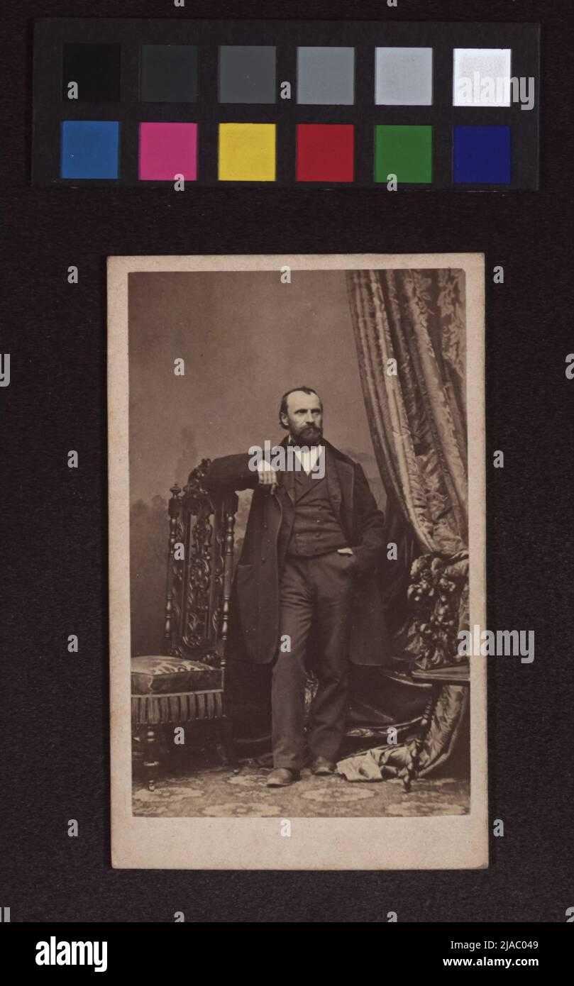Josef Knabl (1819-1881), sculptor. Unknown, photographer Stock Photo ...