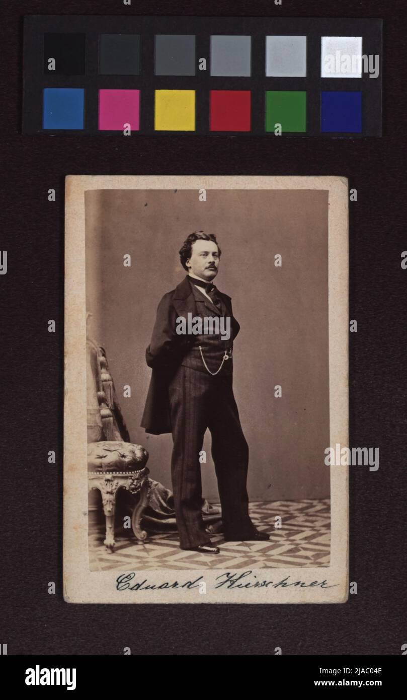 Eduard Kierschner (1825-1879), actor. Ludwig Angerer (1827-1879 ...