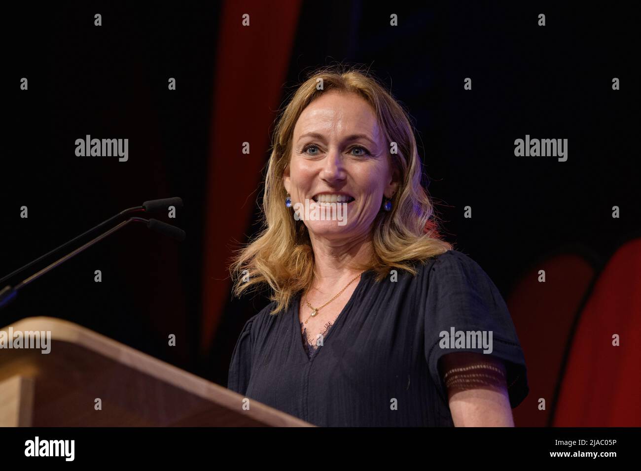 Hay-on-Wye, Wales, UK. 29th May, 2022. Inua Ellams, Theresa Lola ...